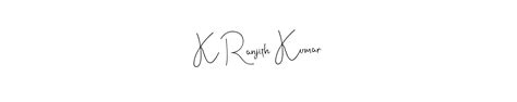 70 K Ranjith Kumar Name Signature Style Ideas Excellent Electronic Sign