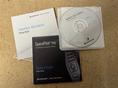 Used DCONNEXION SpacePilot Pro D Mouse Software Only C UBB Threads