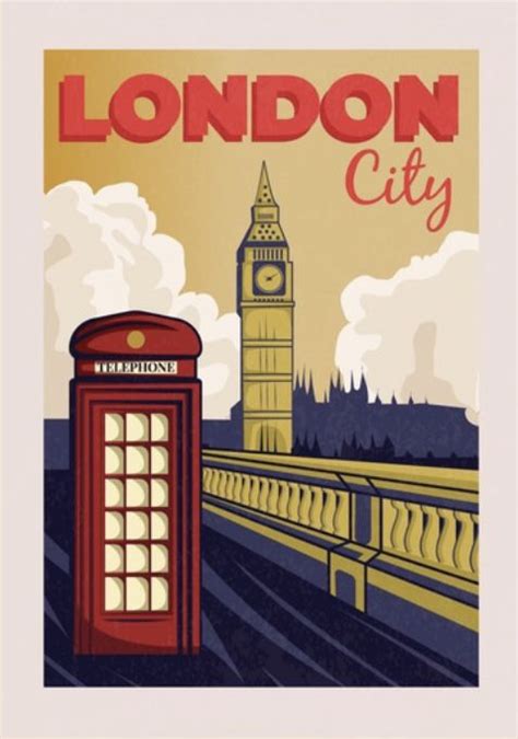 London | Лондон, Путешествия, Плакат