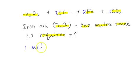 Solved One Industrial Large Scale Method For Refining Iron Ore To