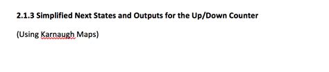solved 2 1 design and implementation of a 2 bit up down