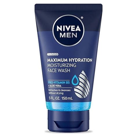 Nivea Men Maximum Hydration Moisturizing Face Wash With Aloe Vera Fl Oz Tube Moisturizing