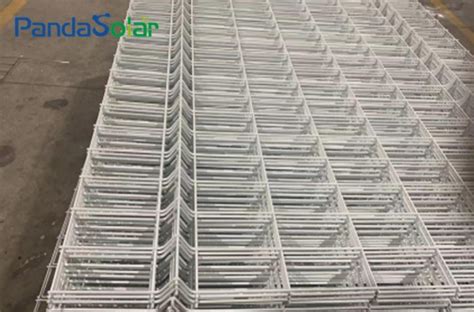 Hot Dipped Galvanized Solar Fence Steel Rolltop Fence Triangle Bending