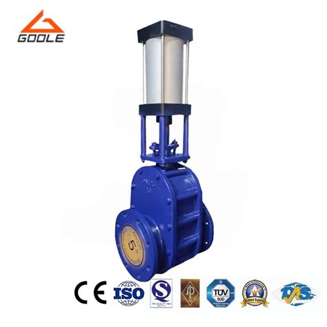 Pneumatic Ceramic Double Disc Gate Valve Gaz644tc Gate Valve And
