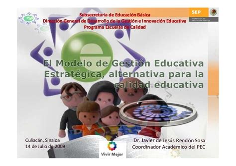 Modelo De GestiÓn Educativa EstratÉgica Mind Map