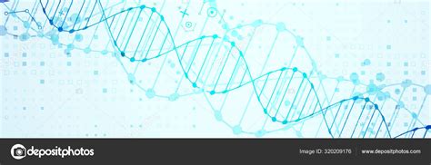 Science Template Wallpaper Banner Dna Molecules Vector Illustration Stock Vector By ©krulua