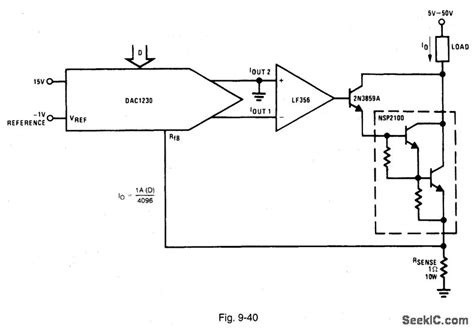 dac high current controller basic circuit circuit diagram