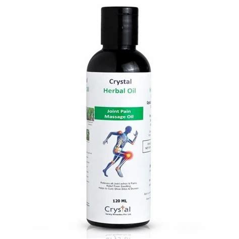Crystals 120ml Joint Pain Relief Massage Oil At Rs 295bottle
