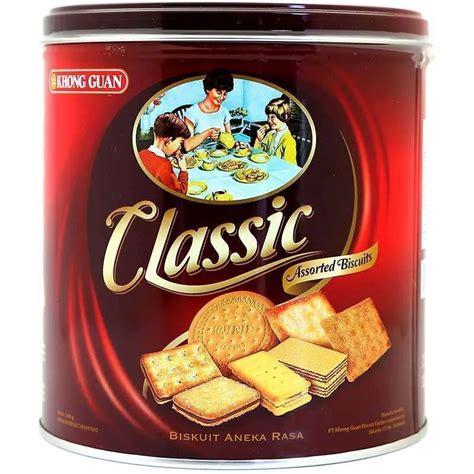 Jual Khong Guan Classic Assorted Biscuit Kaleng 350gr Shopee Indonesia