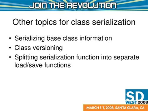 ppt the boost serialization library powerpoint presentation free