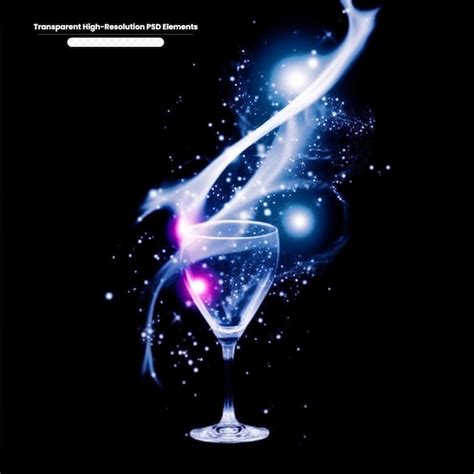 Premium Psd Disco Bright Cocktail With Lemon In Glass And Splashing