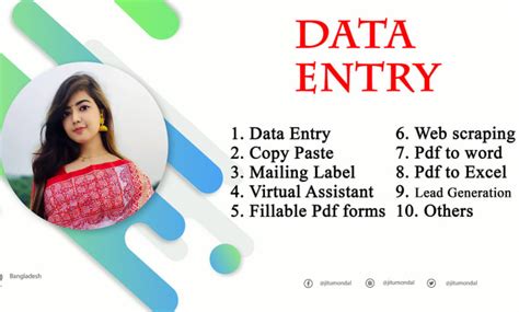 Be Your Virtual Assistant For Data Entry Excel Word By Dataentryjitu