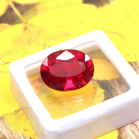 Rare Found Burmese Red Ruby 1070cts Oval Cut Natural Red Ruby Etsy