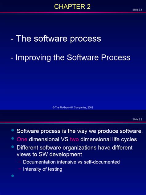 الفصل الثالث Cs605 Software Process Pdf Computing Business