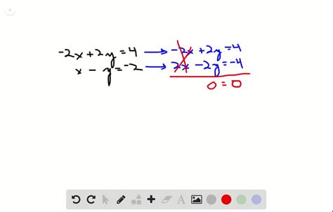 Solveduse The Substitution Method Or Linear Combinations To Solve The