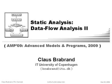 Static Analysis Dataflow Analysis Ii Amp 09 Advanced