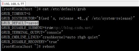 系统启动项etcdefaultgrub文件详解grub Default Csdn博客