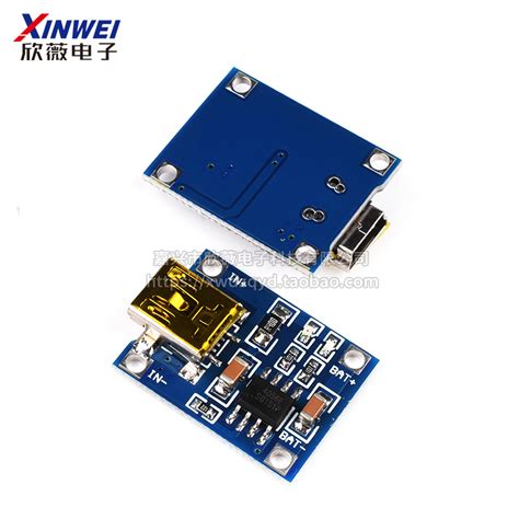 Tp4056充电模块板 1a锂电池与保护一体过流保护microminitype C虎窝淘