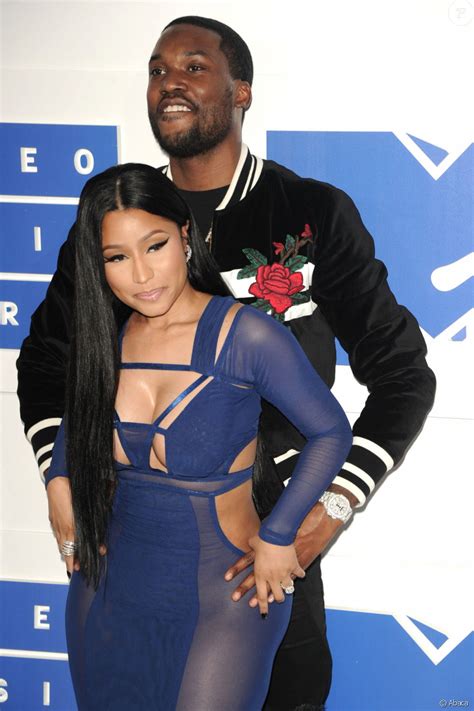 Nicki Minaj Et Meek Mill Arriving Aux Mtv Vma à Los Angeles Le 280816