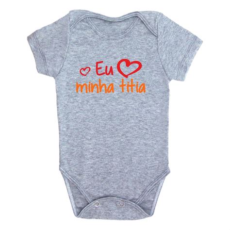 Body Beb Eu Amo Minha Titia Elo Produtos Especiais