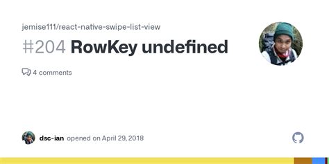 rowkey undefined · issue 204 · jemise111 react native swipe list view