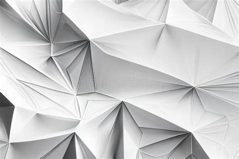 Abstract Mosaic Background White Low Poly Background Texture Illustration Stock Illustration