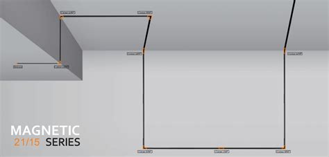 Modern Show Room Lights Design Led Spotlight Magnetic Track Lighting