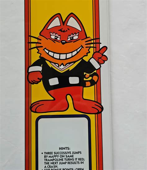 Mappy Glass Bezel Phoenix Arcade 1 Source For Screen Printed Arcade Artwork