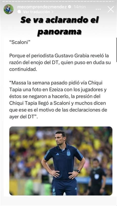Se Supo Por Qué Lionel Scaloni Puso En Duda Su Continuidad Al Frente De