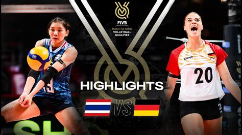 🇹🇭 Tha Vs 🇩🇪 Ger Highlights Womens Oqt 2023 Youtube