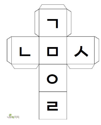 전국 기간제교사 모임 한글 깨치기 자료입니다 자음 모음 쓰기 주사위 놀이 Daum 카페