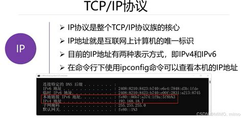 网络协议概述，ip协议，tcp协议，udp协议，二者区别，python中用socket类实现网络通信程序的编写（服务器套接字实现tcp编程