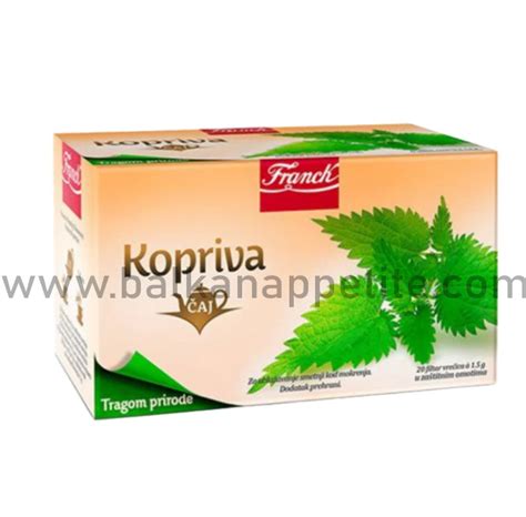 Franck Nettle Kopriva Tea 30g Box Balkan Appetite