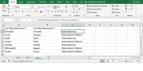 How To Compare Two Columns In Excel 7 Methods