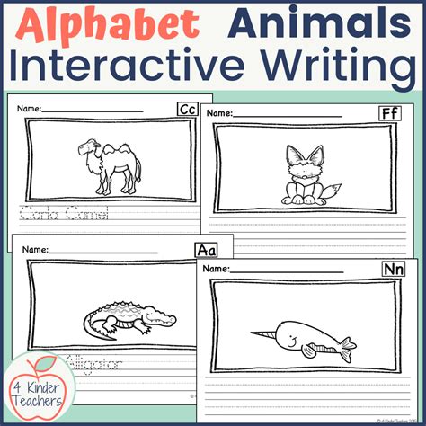 Interactive Writing Worksheets Kindergarten Writing Activity 4