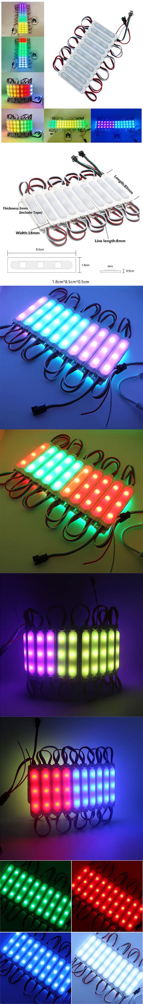 12V Addressable WS2811 Pixel LED Modules With Diffusers