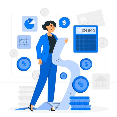 Free Vector Bill Analysis Concept Illustration