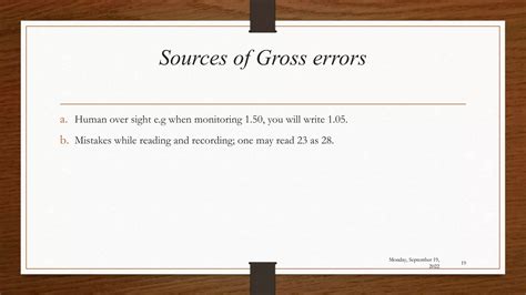 Errors In Chemical Analysislecture 3pptx