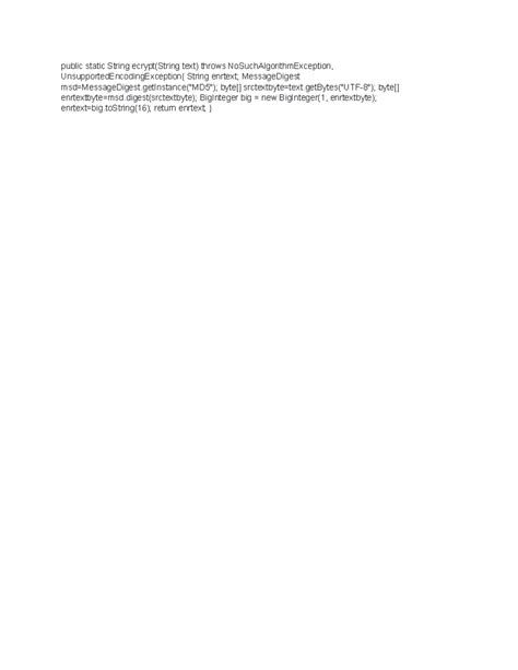 Md5 Xác Thực Md5 Java Cơ Sỡ Dữ Liệu Public Static String Ecrypt