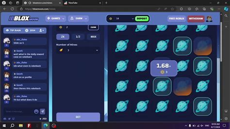 Free Robux In Bloxmoon Youtube