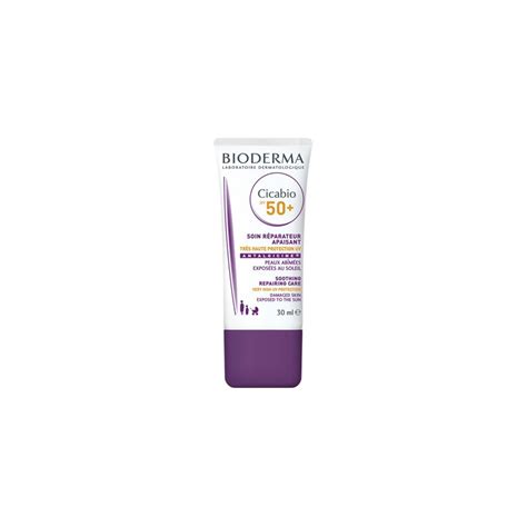 Cicabio SPF 50 crème réparatrice apaisante avec protection solaire