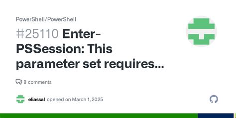 enter pssession this parameter set requires wsman and no supported