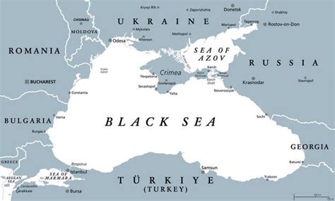Bosporus Mapa Free Stock Vectors