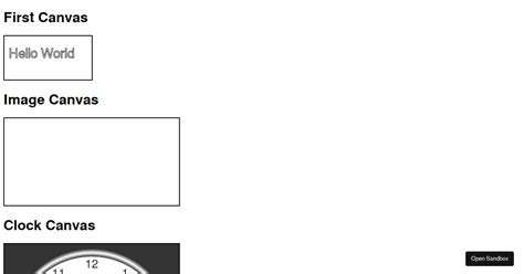 Canvas Programming Codesandbox