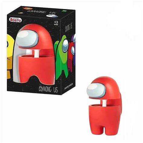 Boneco Among Us Vermelho 1006 Novabrink Real Brinquedos