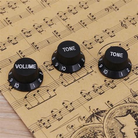 Plastic Electric Guitar Bass Volume Knob Potentiometer Caps Diameter 255mm For 6mm Hole Guitar