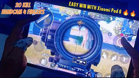 Xiaomi Pad 6 Pubg Handcam Solo Vs Squad 4 Fingers Gameplay Smooth