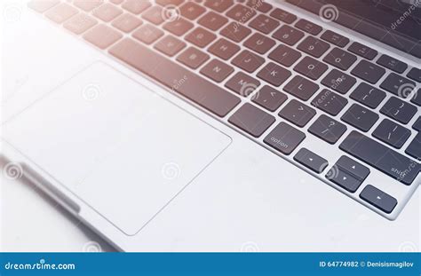 Keyboard Fragment Stock Photo Image Of Gadget Communication