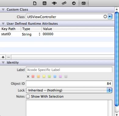 Interface Builder User Defined Runtime Attributes In IB For IPhone Not Working Stack Overflow