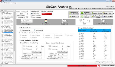 Sigcon Architect Ds Df Divider Ratio Setting Display Does Not
